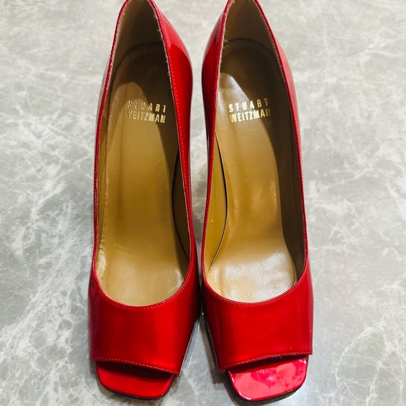 Stuart Weitzman | Shoes | Stuart Weitzman Size 6m Candy Apple Red ...